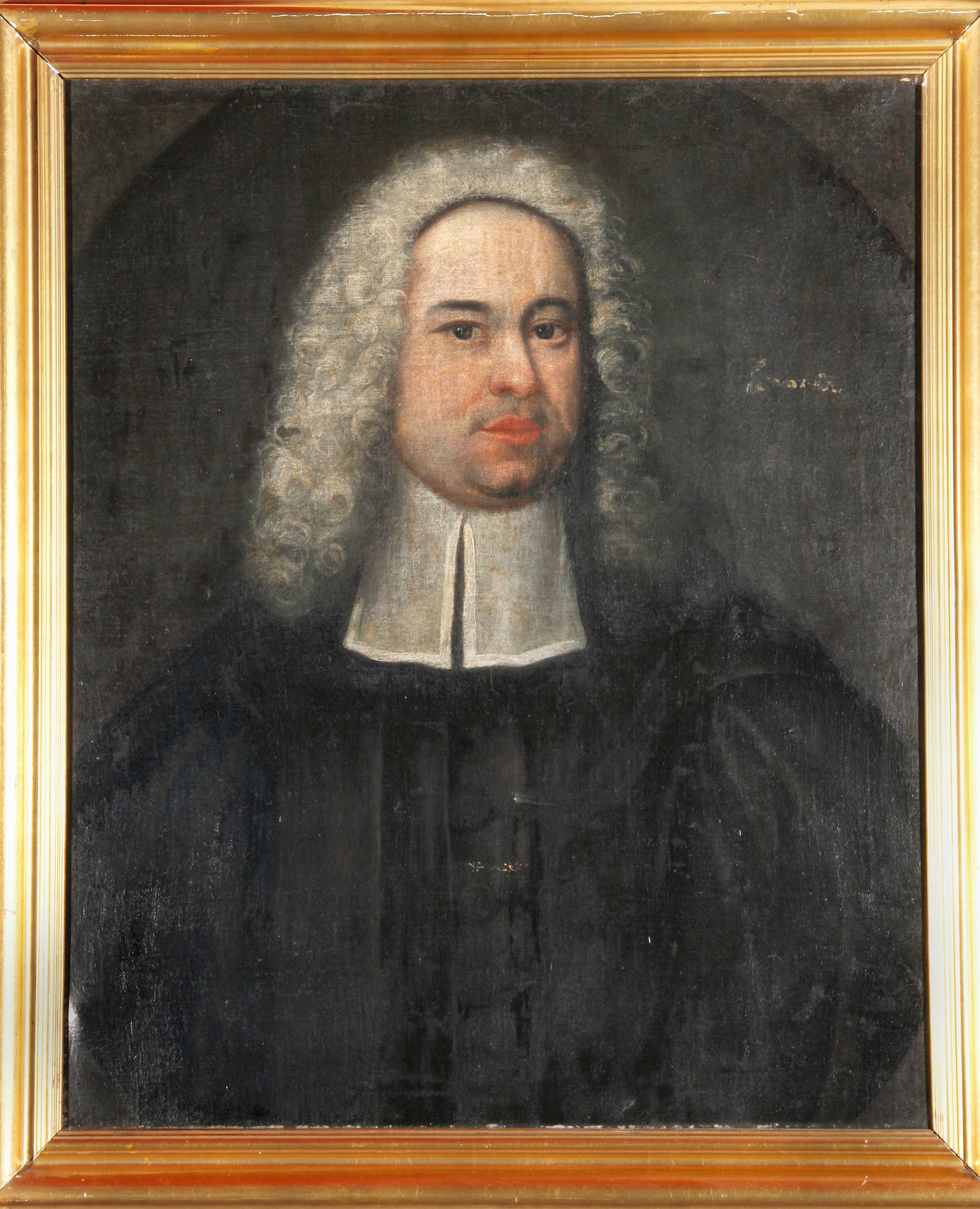 Portræt af præsten Immanuel Cirsovius, o. 1700. Skt. Michaelis Kirke ...
