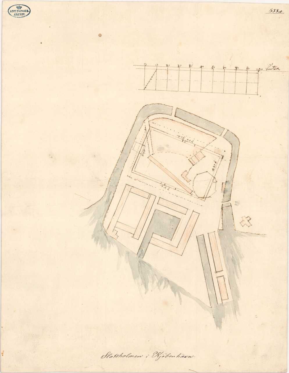 Slotsholmen. Plan - Nationalmuseets Samlinger Online