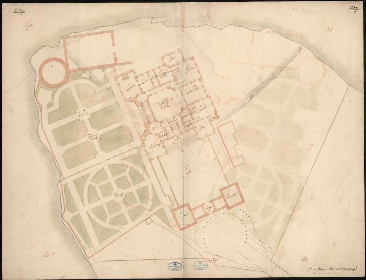 Vordingborg Slot. Plan - Nationalmuseets Samlinger Online