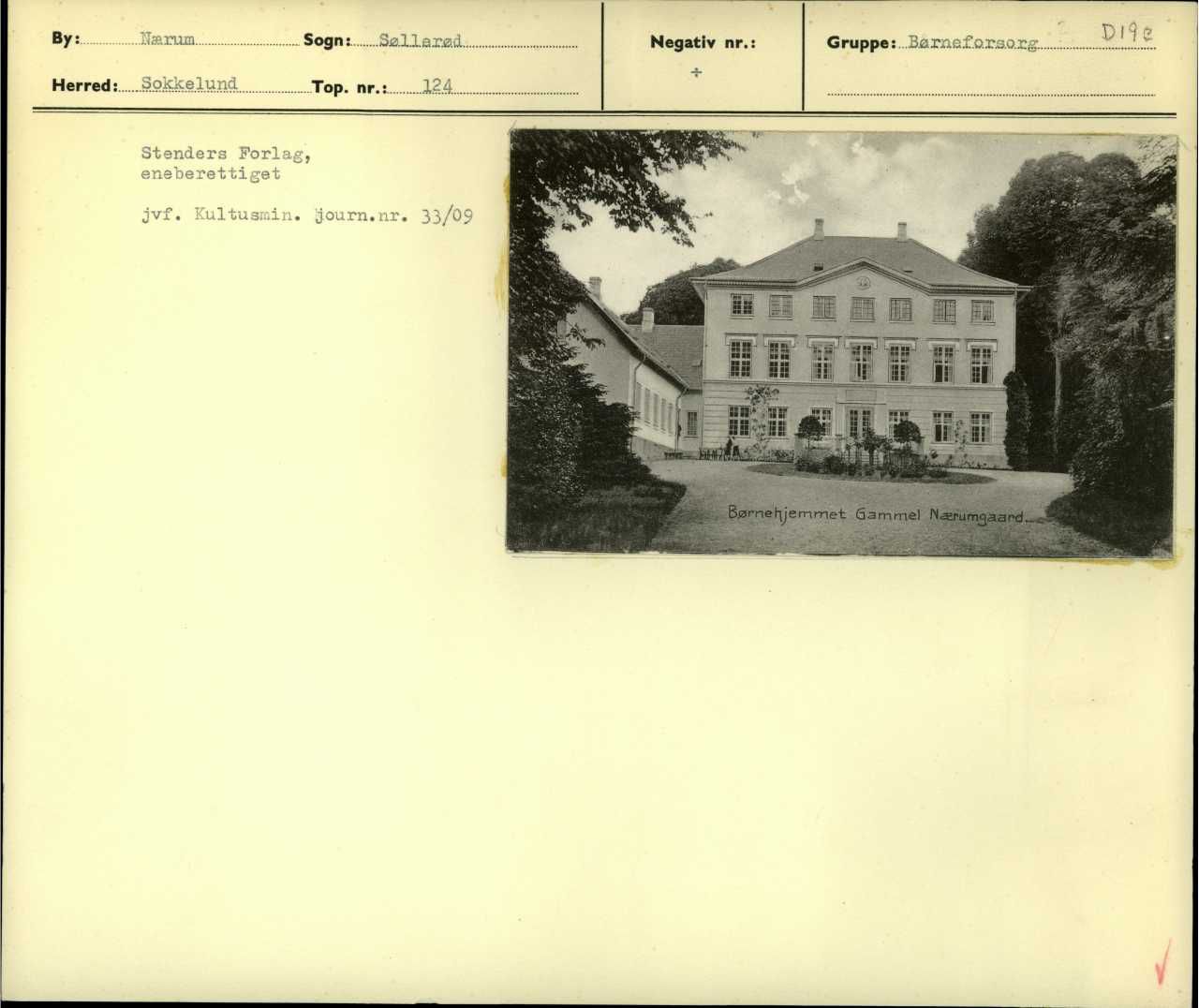 Børnehjemmet Gammel Nærumgaard - Nationalmuseets Samlinger Online