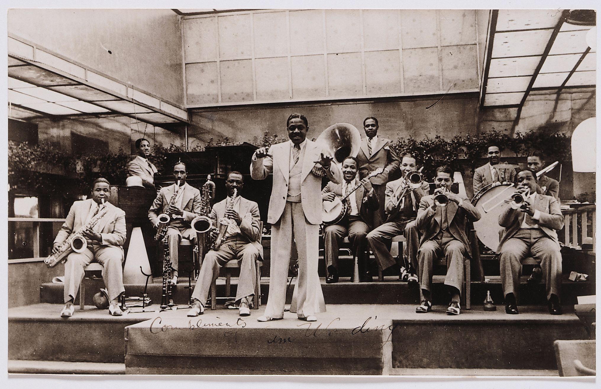 Fotografi af Sam Woodings orkester - Nationalmuseets Samlinger Online