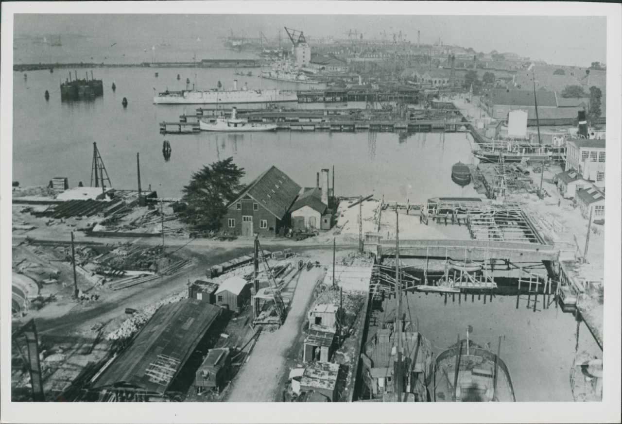 Historiske eksteriører fra Nyholm og Margretheholmen, - Nationalmuseets ...